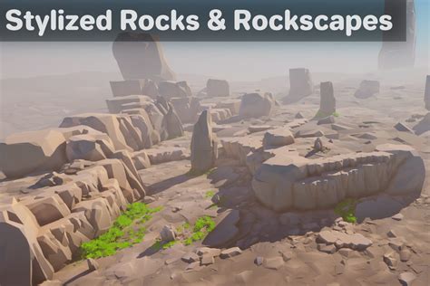 Stylized Rocks And Rockscape Pack Low Poly 3D Environments Unity