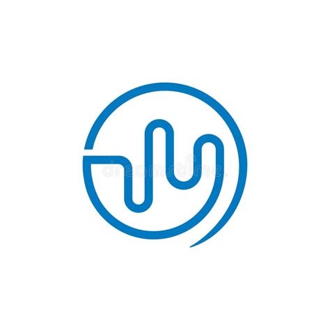 Sign Of Sound Waves Logo Vector Illustration Stock Vector