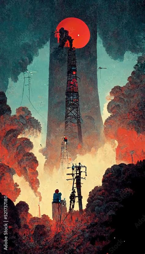 Human Vs Technology Stock Illustration Disney Photo Ideas Stock