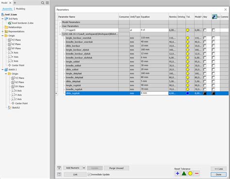 Excel In Assembly And Parts Autodesk Community