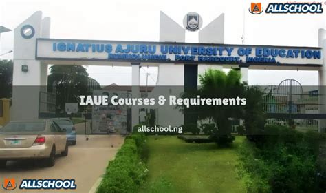 IAUE Courses and Subject Combination [UPDATED]