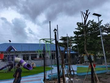 RRI Co Id DLH Banjarmasin Bantah Proyek Taman Jahri Saleh Tidak Selesai