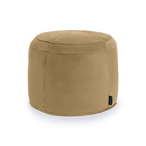 Lovesac Squattoman Cover Cream Corded Velvet Cstm