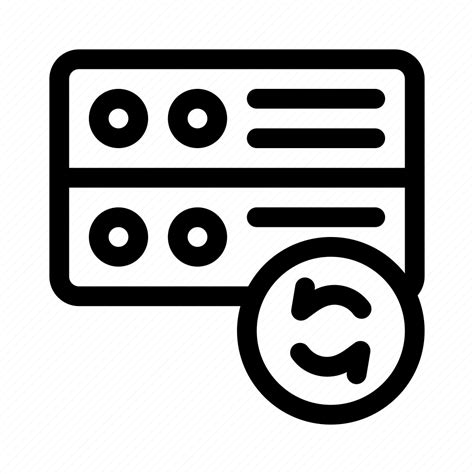Refresh Data Server Storage File Icon Download On Iconfinder