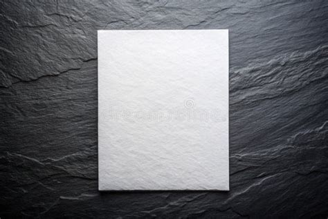 Empty White Grunge Paper Sheet Stock Illustration Illustration Of