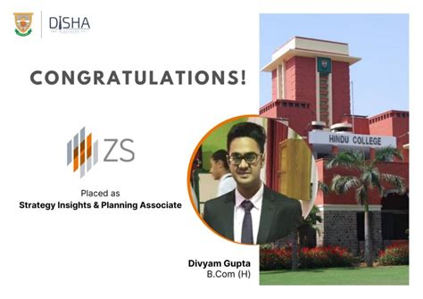 The Placement Cell Hindu College On Linkedin Congratulations To Divyam Gupta For Getting