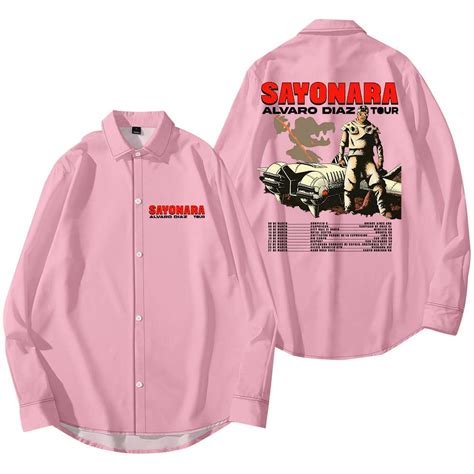 Alvaro Diaz Sayonara Tour Merch Shirt Women Men Long Sleeve Casual