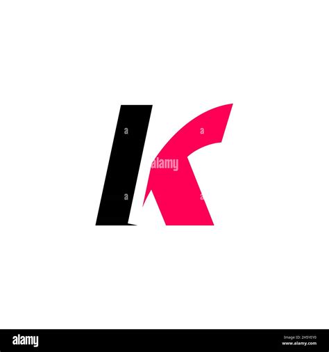 K Letter Logo An Symbols Stock Vector Image Art Alamy