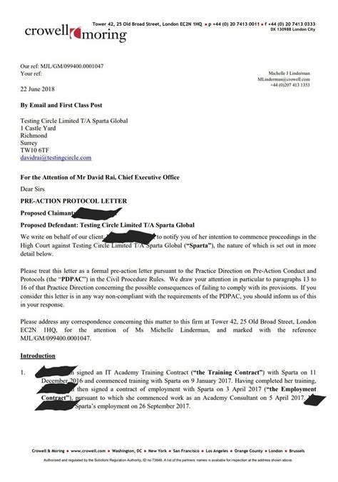 Top Pre Action Protocol Letter Template Letter Templates Business Letter Template Formal