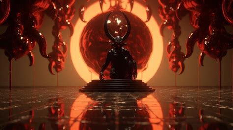 Premium Ai Image Satan In Hell