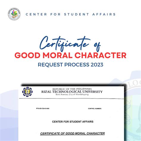 𝗖𝗘𝗥𝗧𝗜𝗙𝗜𝗖𝗔𝗧𝗘 Rtu Student And Alumni Affairs Services Unit