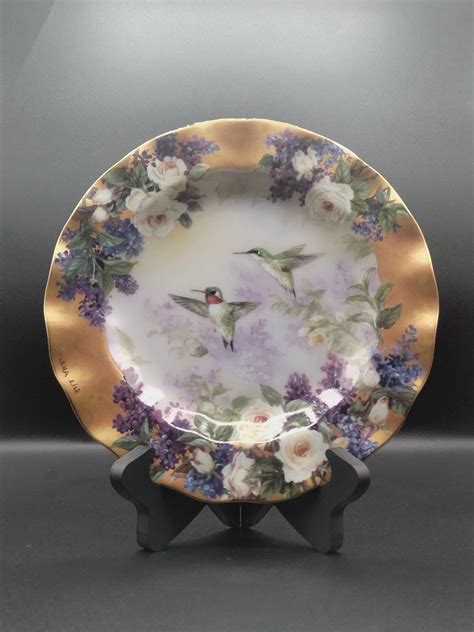 Lena Liu Delicate Treasures Crown Jewels Collectibles Plate Etsy