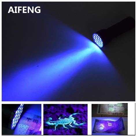 AIFENG UV Flashlight Nm Scorpion Uv Flashlight Torch Light Nm Ultra Violet Light Then Find