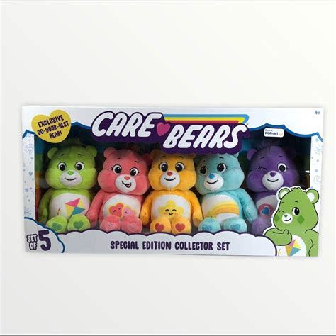Care Bears 5 Pack Special Edition Collectors Set 9” Tall Care Bears