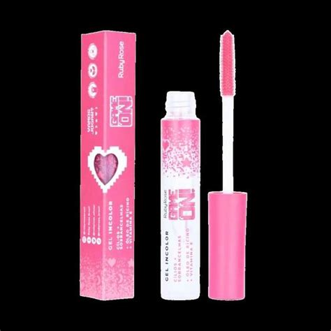 Gel incolor cílios e sobrancelhas game on ruby rose Delineador de