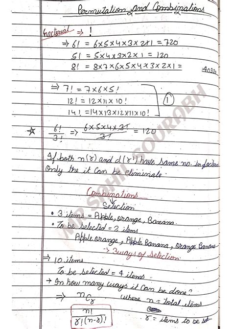 Full Detail Basic Concept Of Permutations And Combination Mathematics Stuvia Us