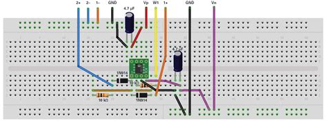 Half Wave Rectifier Circuit Connection In Breadboard