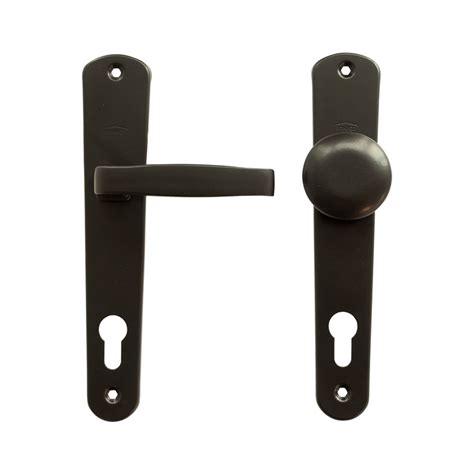 Секретна дръжка за врата с топка 90мм черна Класико ⋆ Masterhaus