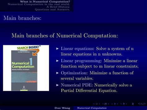 Numerical Computation Pdf