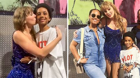 Alicia Keys And Son Genesis Enjoy To Taylor Swifts Eras Tour Youtube