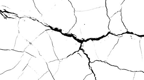 Premium Vector Cracked White Wall With A Cracked Cracked Surface