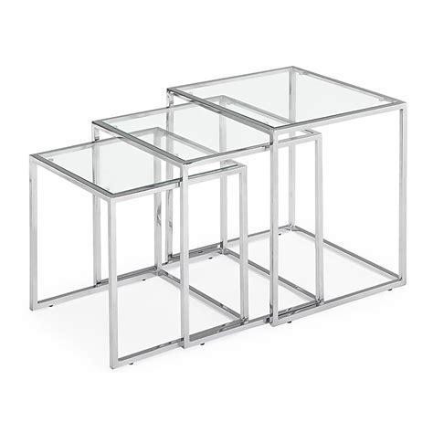 Chrome Nest Of Tables Foter