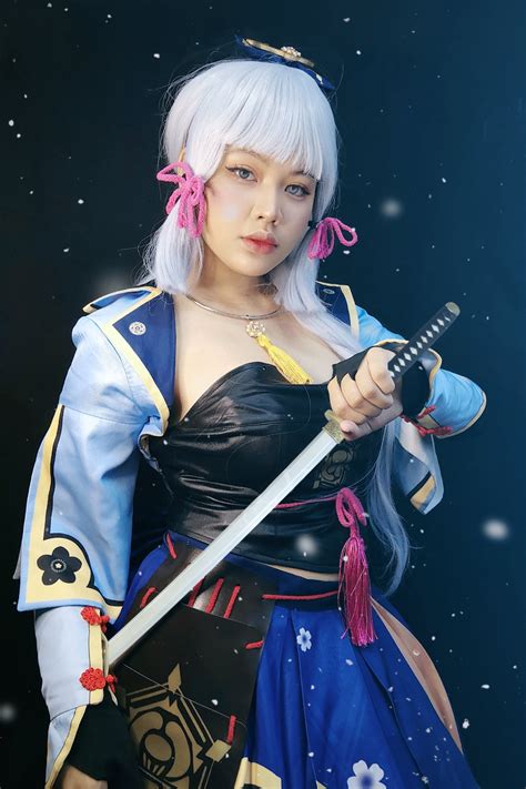 Self Kamisato Ayaka Cosplay From Genshin Impact Rcosplay