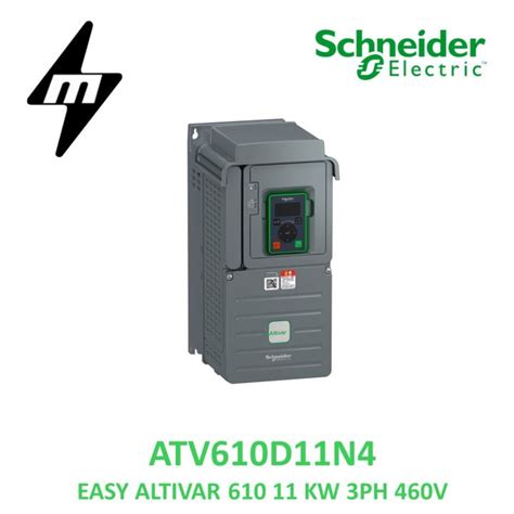 Schneider Electric Atv610 D11n4 Altivar Variable Frequency Drive Vfd