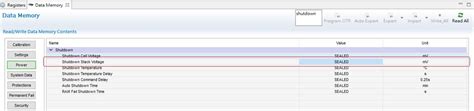 Bq76952 The Unit Of Shutdown Stack Voltage In Trm Is Not The Same With