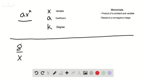 Tell Whether The Expression Is A Monomial If It Is Name The Variable