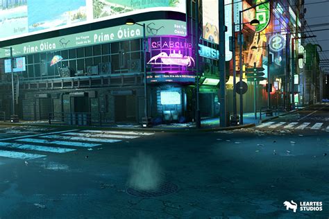 Cyberpunk City Recife Environment 3D Fantasy Unity Asset Store