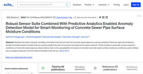 Robust Sensor Suite Combined With Predictive Analytics Enabled Anomaly Detection Model For Smart