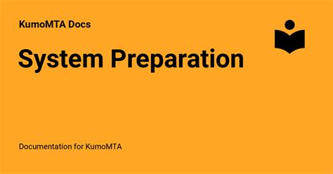 System Preparation KumoMTA Docs