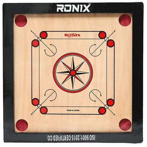 Wood Ronix Small Economy Carrom Board Outer Board Size 20 Inch At