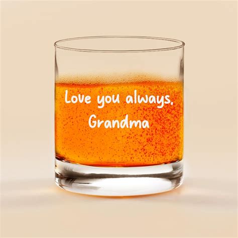 Personalized Loved Ones Handwriting Engraved On Glass Memory Keepsake