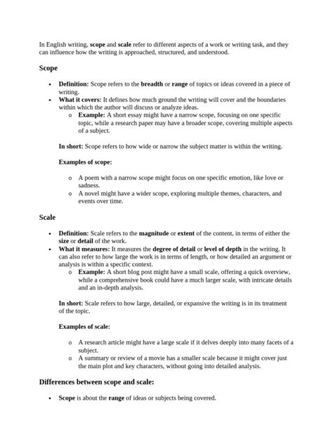scope and scale pdf scope computer science