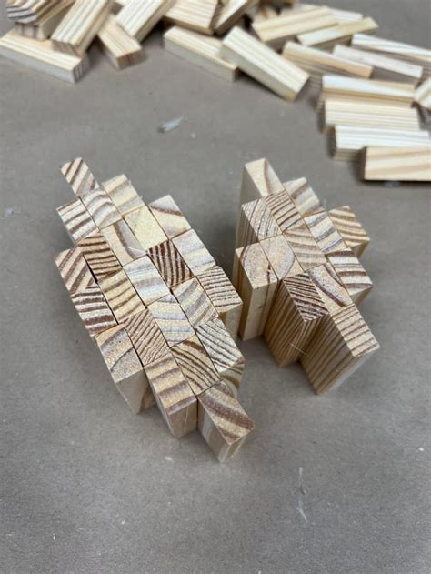 DIY Tree Using Tumbling Tower Game The Shabby Tree Diy Tree Crafts