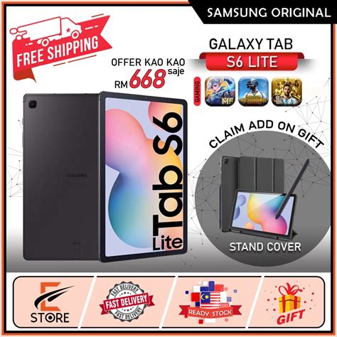 [💯my Ori💯] Sam Galaxy Tab S6 Lite 10 4 Inch Screen Ram 4 64gb
