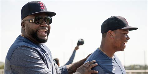 David Ortiz Visits Red Sox 2023 Spring Training Camp