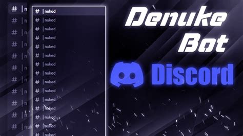 How To Solve Discord Nuke Server Denuke Bot Solve Nuke Heshan