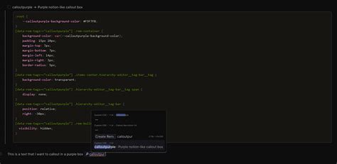 Notion Like Callout Remblock Css Remnote