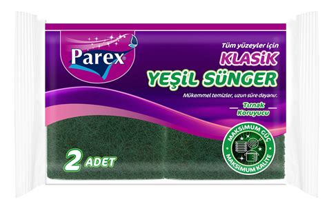 Parex Green Cleaning Sponge Nail Protector 2 Pcs Veli Store