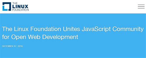 linux財団、javascriptコミュニティを支援する「js foundation」を設立。 seleqt【セレキュト】｜seleqt