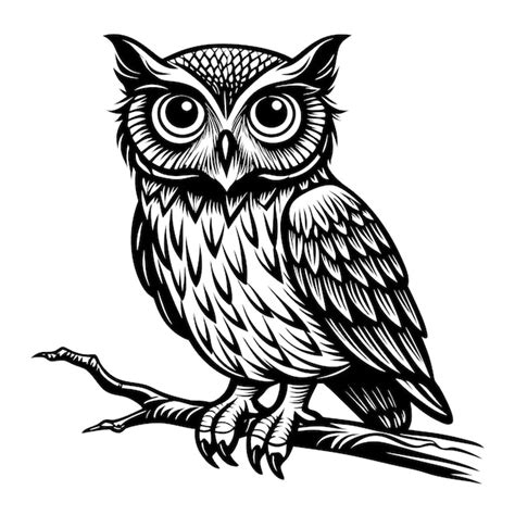 Premium Vector Owl Bird Illustration