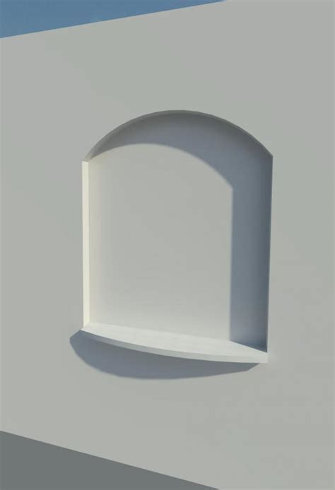 RevitCity Object Arched Wall Niche