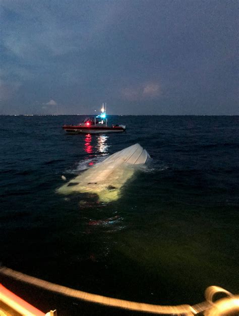 Dvids Images Coast Guard Rescues 2 Boaters After Vessel Capsizes