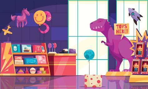 Toys Shop Inside Illustration 4903019 Vector Art At Vecteezy