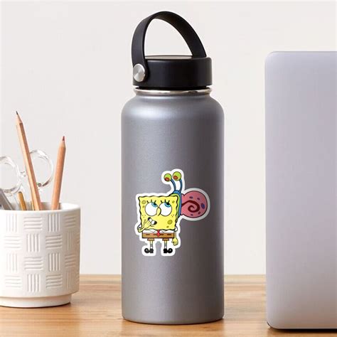 Spongebob And Gary Sticker For Sale By Dynamite4ever Redbubble