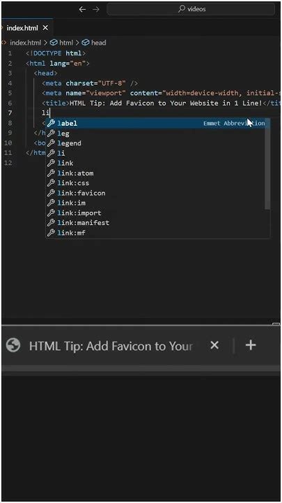 Re Html Tip Add Favicon To Your Website In 1 Line Html Tailwindcss G2g Uiuxwebm