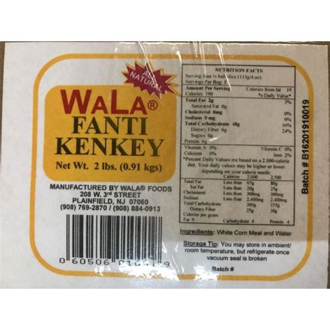 Wala Fanti Kenkey 2lbs 48 Bags Whole Food Depot